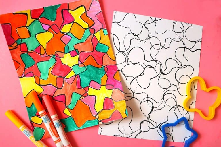 In case you missed it.....cookie cutter art.... - A girl and a glue gun