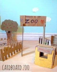 cardboard projects- kid's craft! - A girl and a glue gun