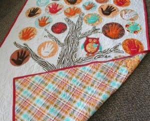 family tree quilt - A girl and a glue gun
