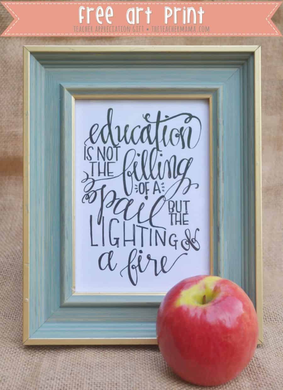 Teacher Quote Free Printable A Girl And A Glue Gun