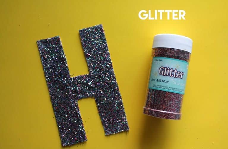 Kid crafting-monogram letters from cereal boxes! - A girl and a glue gun