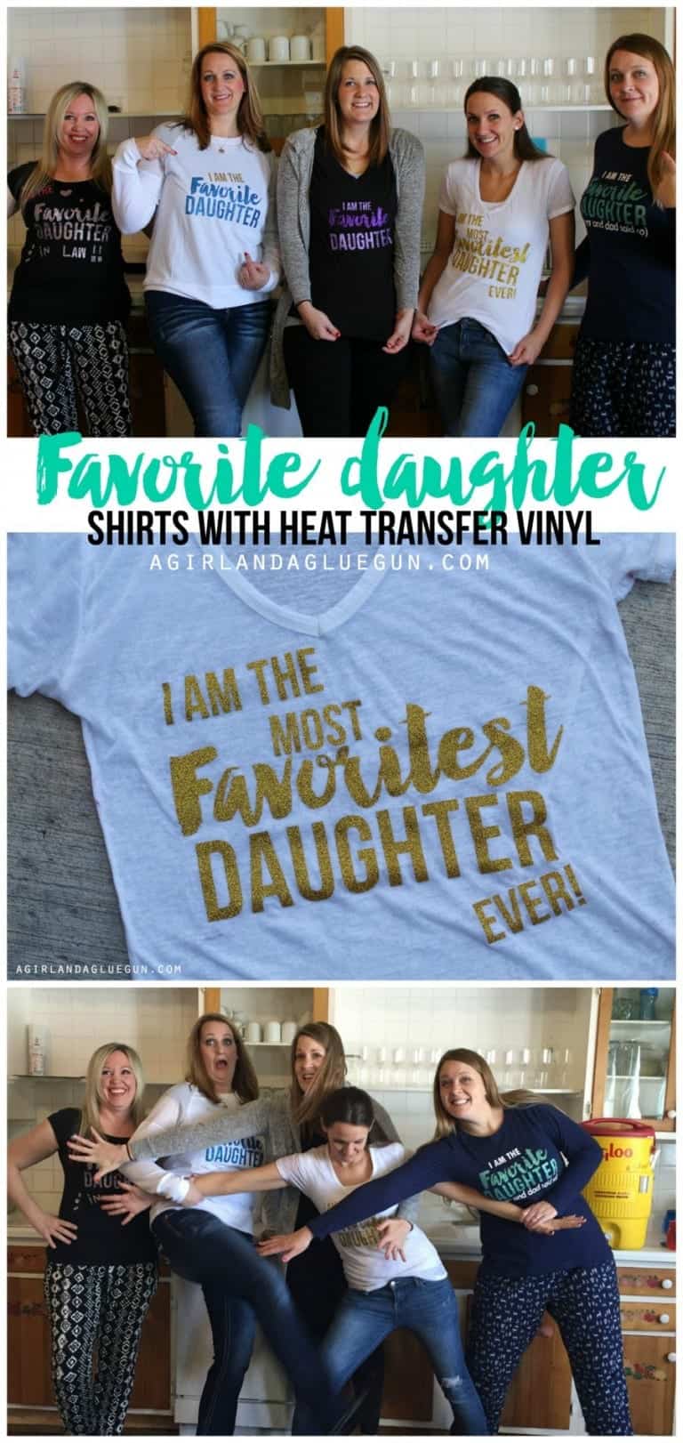 Heat Transfer Vinyl how to and project inspiration! - A girl and a glue gun