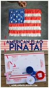No mess and super easy Flag PINATA! - A girl and a glue gun