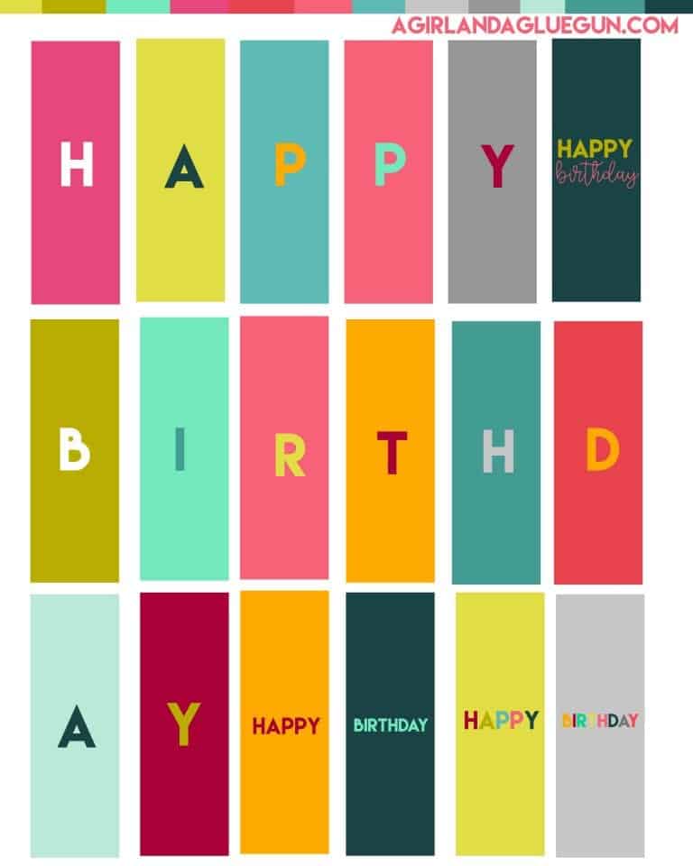 10 fun ideas to make a birthday Extra Special! - A girl and a glue gun