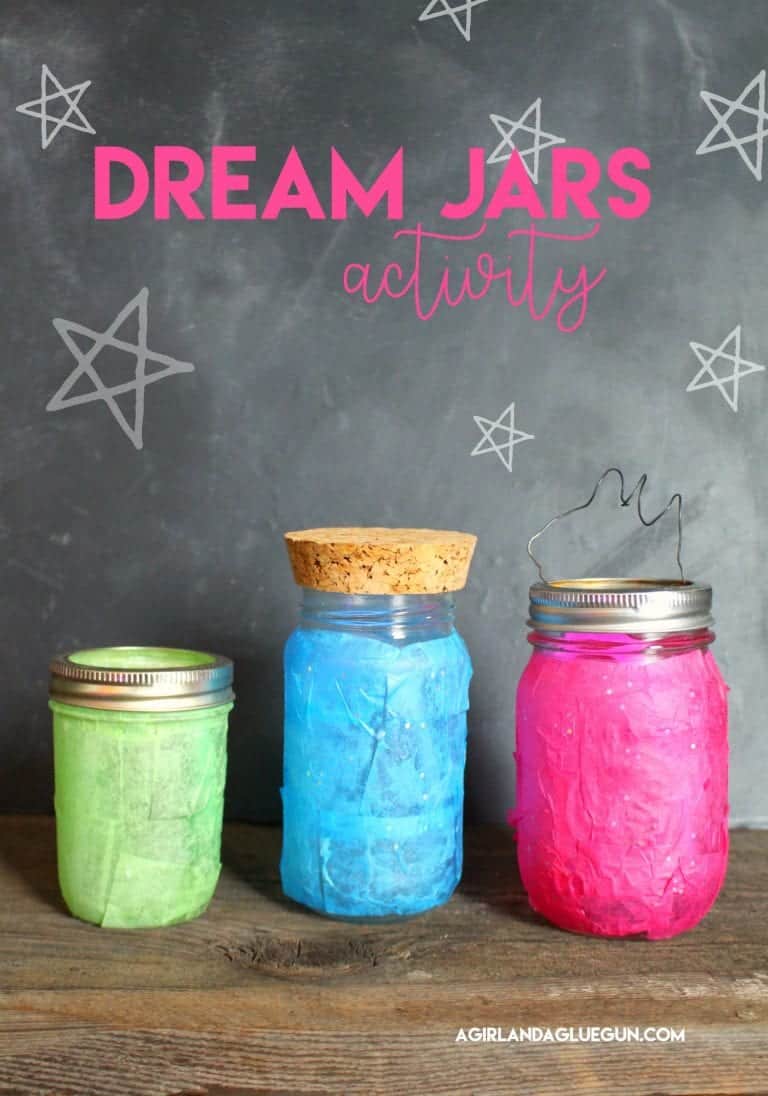 The BFG Movie Dream Jars - A girl and a glue gun
