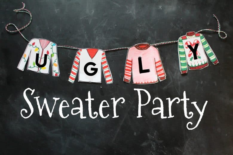 How to throw the ultimate Ugly Sweater Party - A girl and a glue gun