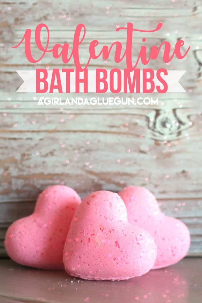 Valentine Confetti Bath Bombs! - A girl and a glue gun