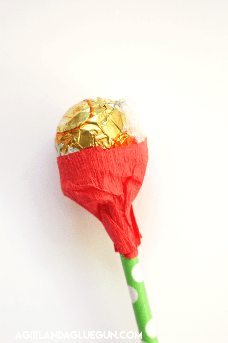 Candy flower bouquet - A girl and a glue gun