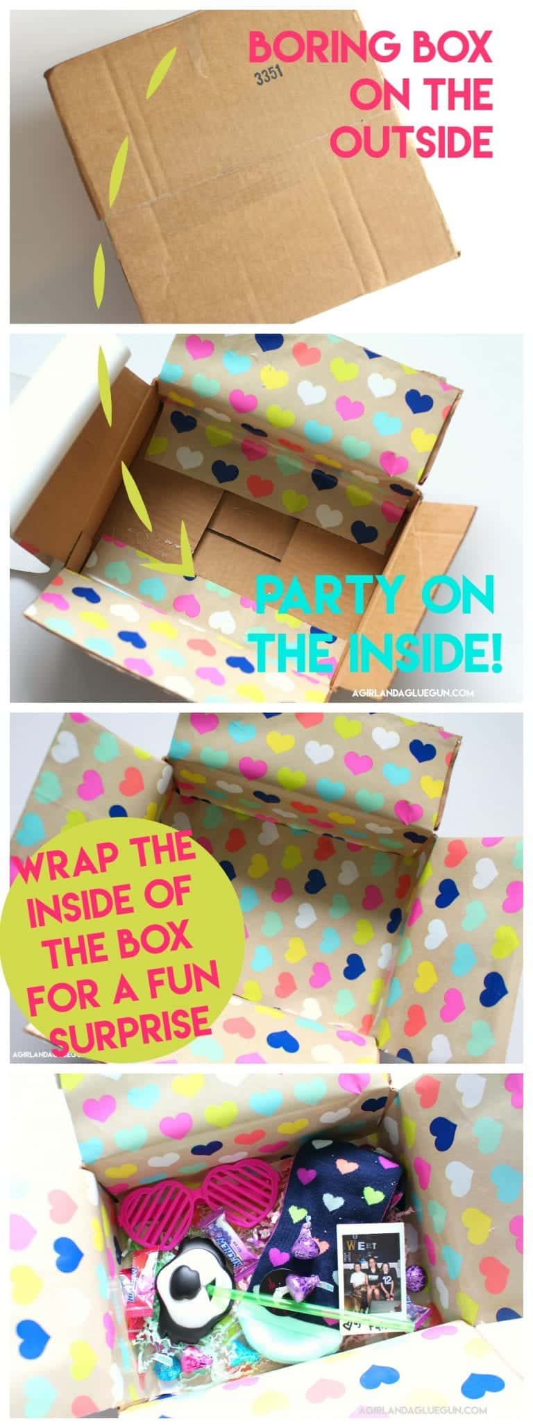 Fun surprise mail! - A girl and a glue gun