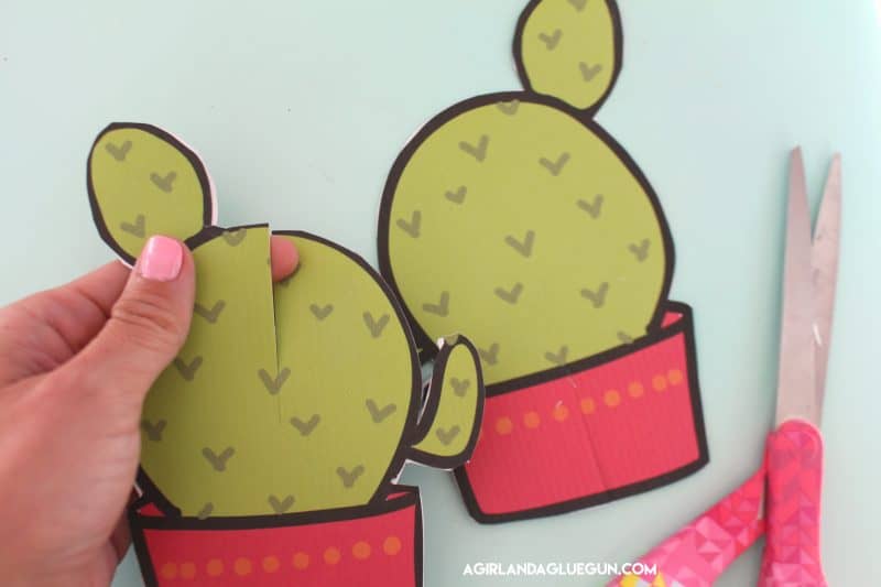 Cactus printables - A girl and a glue gun