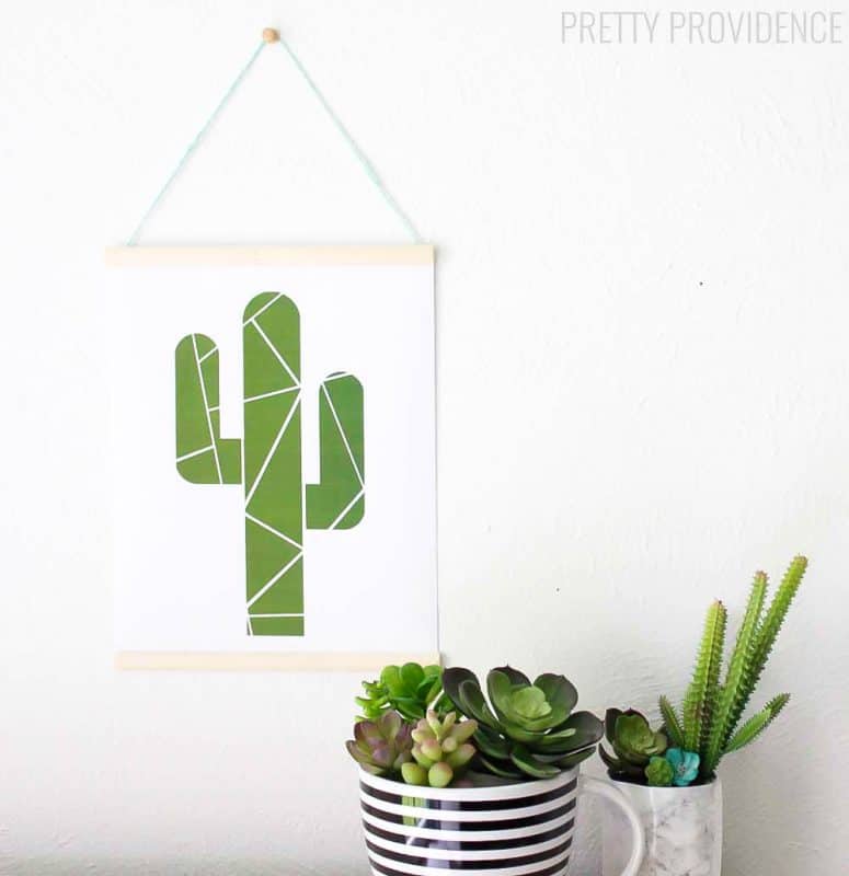 Cactus Diy Roundup - A girl and a glue gun