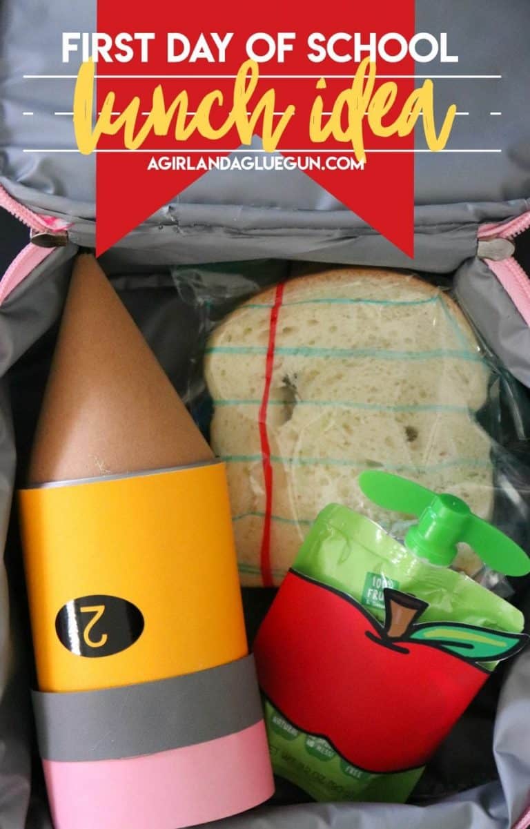 Back to school table settings with free printables - A girl and a glue gun