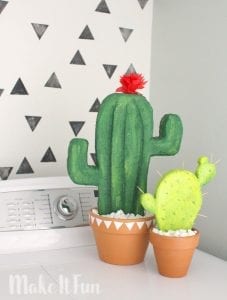 Cactus Diy Roundup - A girl and a glue gun