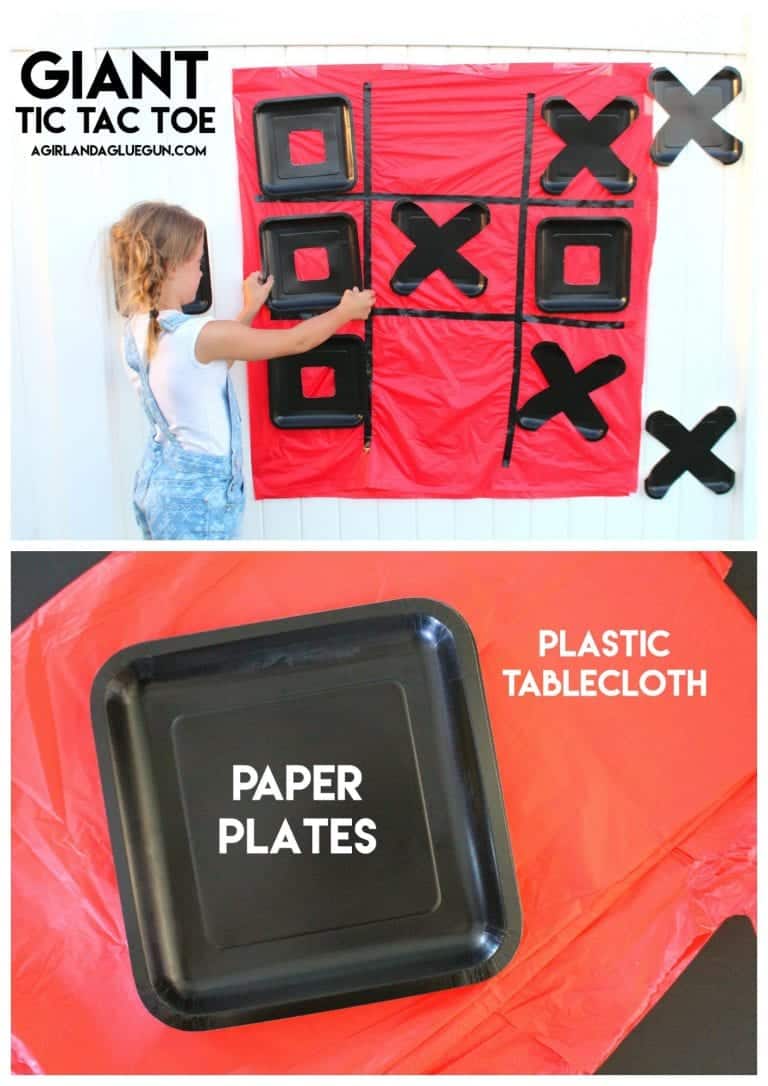 Giant Board games - A girl and a glue gun