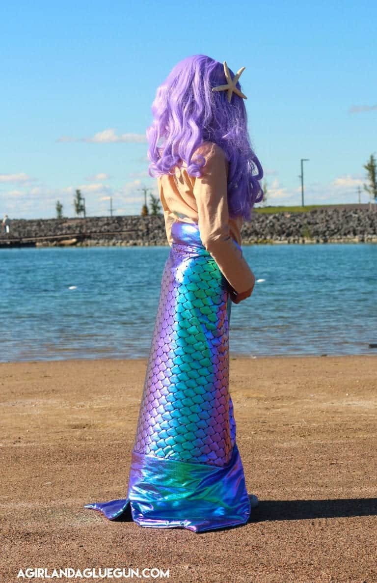 How to sew a mermaid costume - A girl and a glue gun