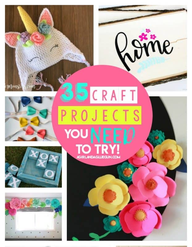 35 amazing projects you need to try this year - A girl and a glue gun