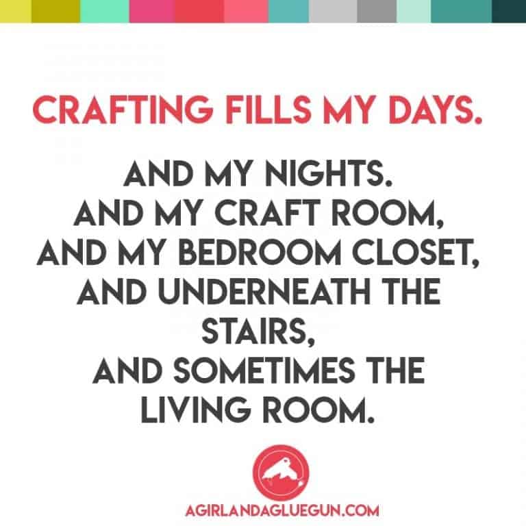 crafts memes...round 5! - A girl and a glue gun
