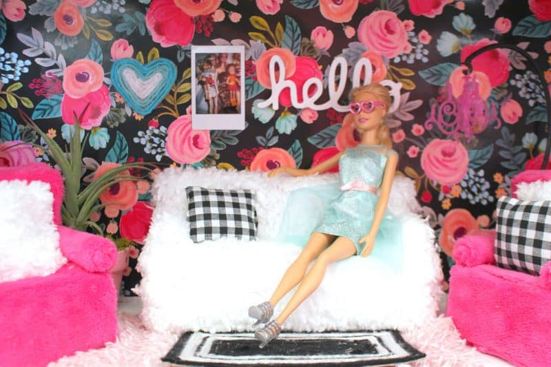 Barbie Couch and chair DIY! - A girl and a glue gun