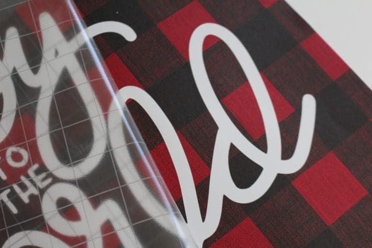 Buffalo Check Christmas Sign - A girl and a glue gun