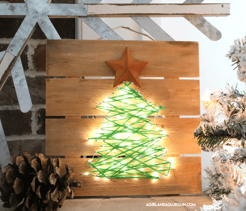 Lighted Christmas Sign-3 ways! - A girl and a glue gun