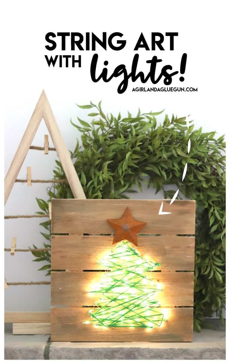 Lighted Christmas Sign-3 ways! - A girl and a glue gun