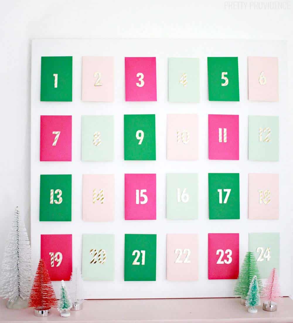 DIY Christmas Advent Calendar roundup! - A girl and a glue gun