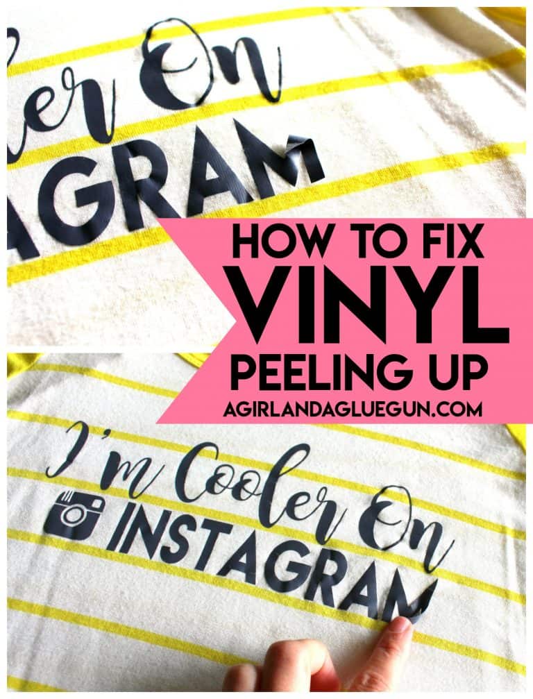 What if your heat transfer vinyl won't stick?? - A girl and a glue gun