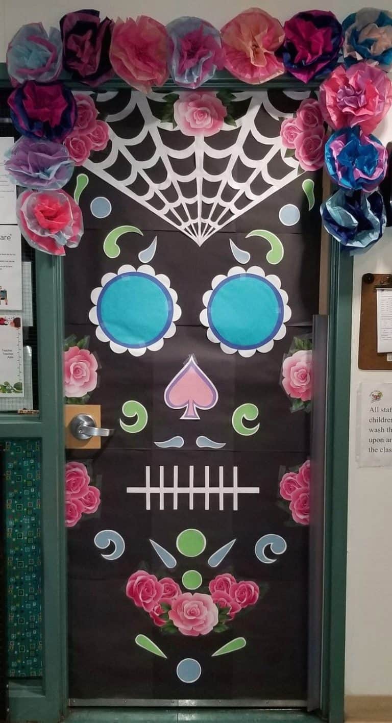 Halloween Door Decoration Ideas! - A girl and a glue gun