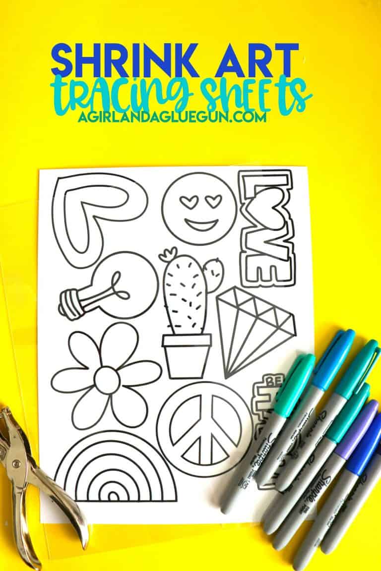 shrinky dinks projects roundup! - A girl and a glue gun