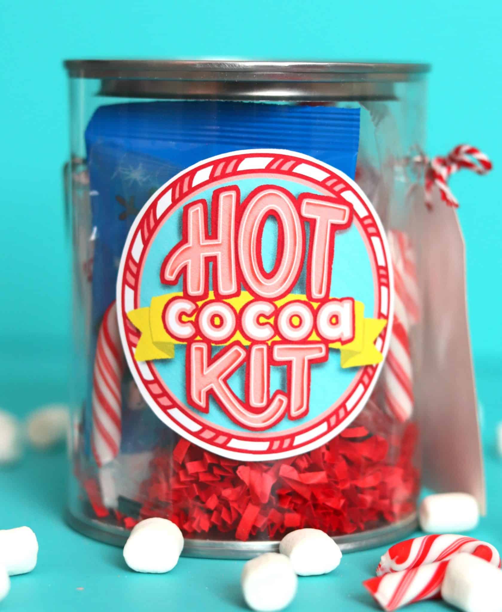Hot cocoa kit- easy Christmas Gift - A girl and a glue gun