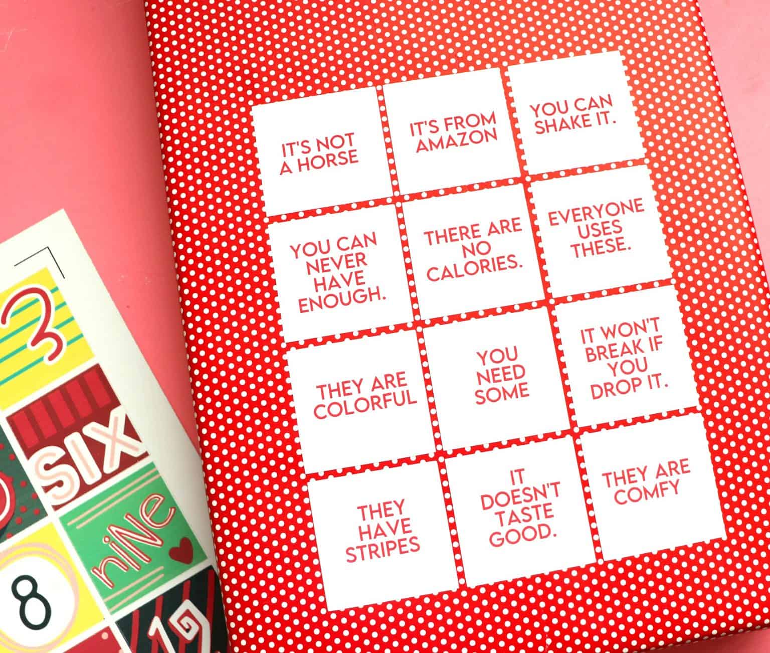 scratch off Gift tags and advent - A girl and a glue gun