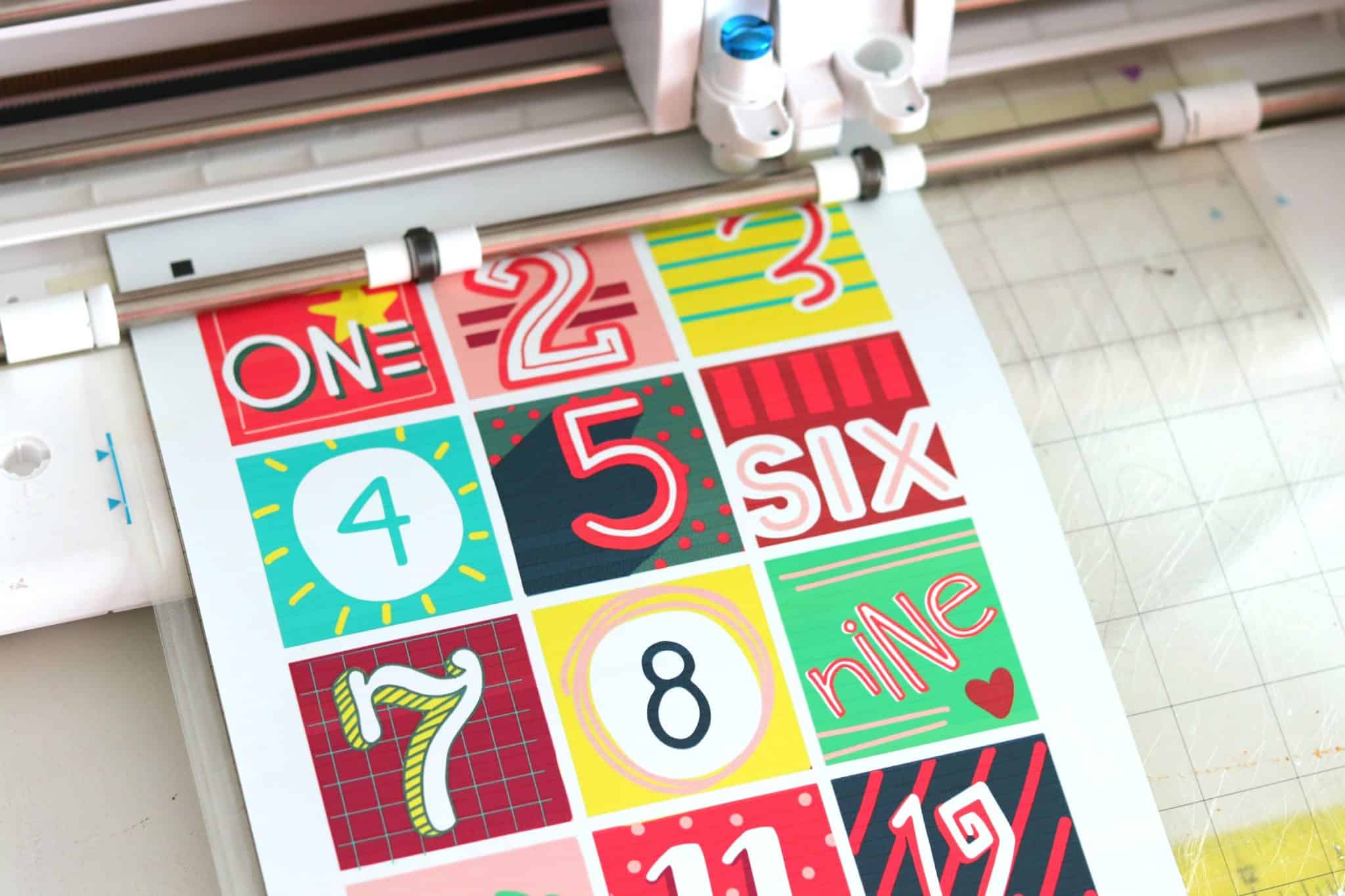 scratch off Gift tags and advent - A girl and a glue gun