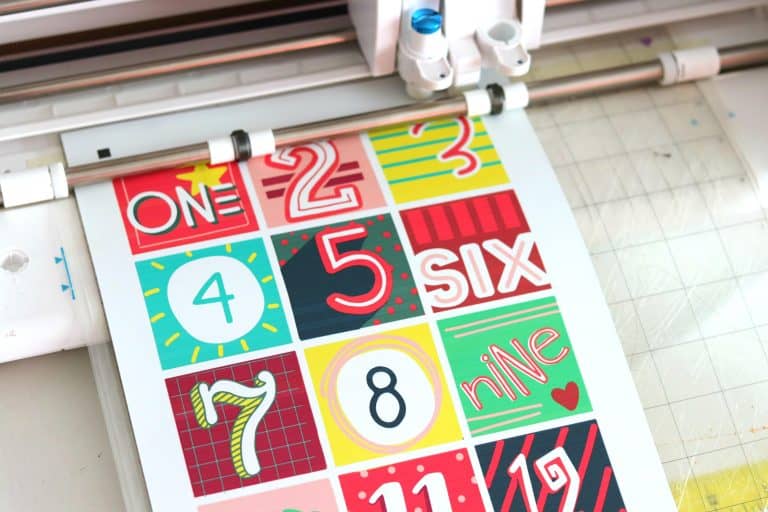 scratch off Gift tags and advent - A girl and a glue gun