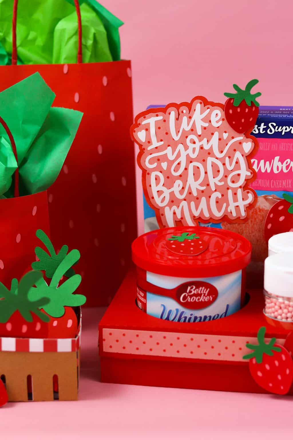 Strawberry Gift Idea - A girl and a glue gun