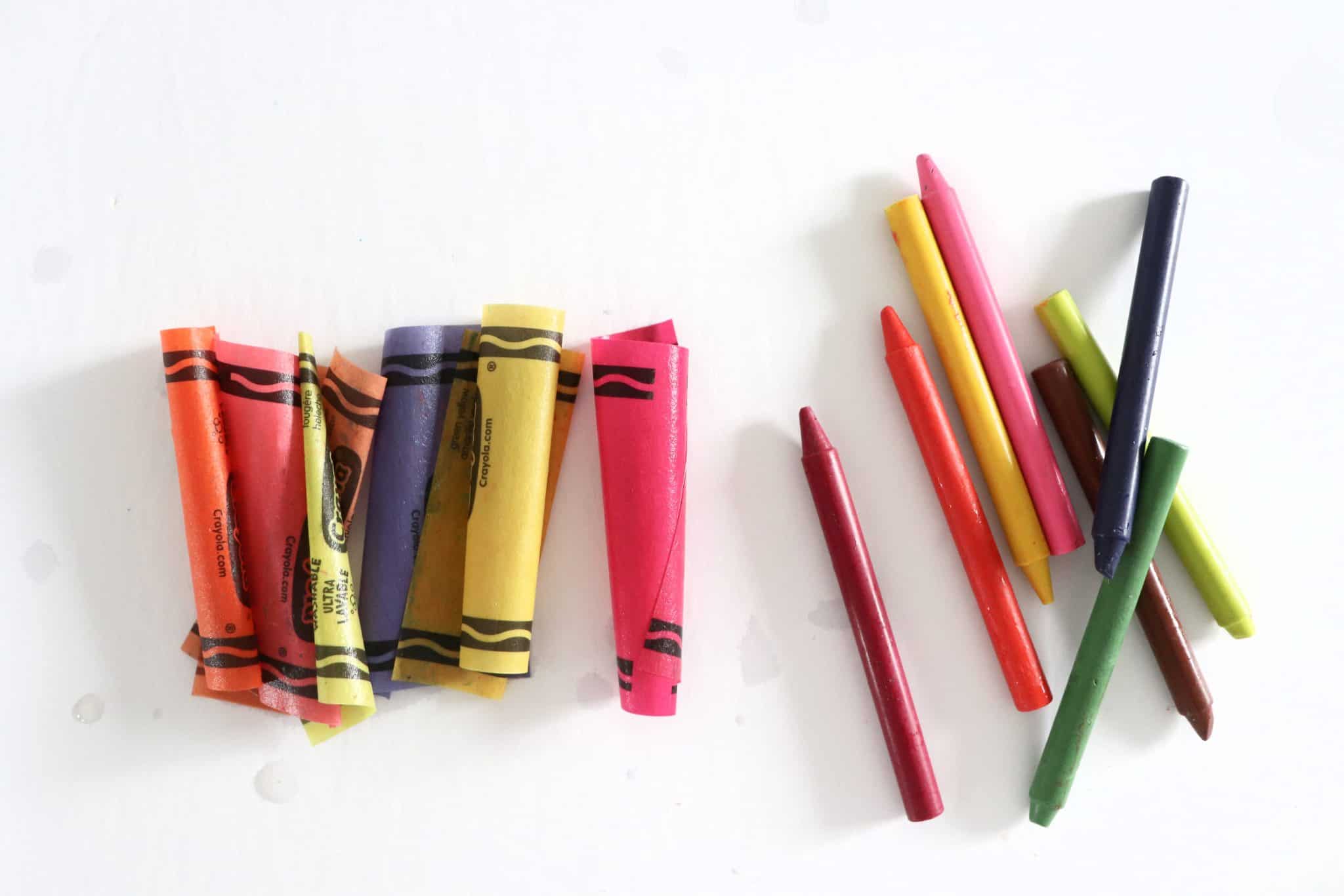Melted Crayon Alphabet - A girl and a glue gun