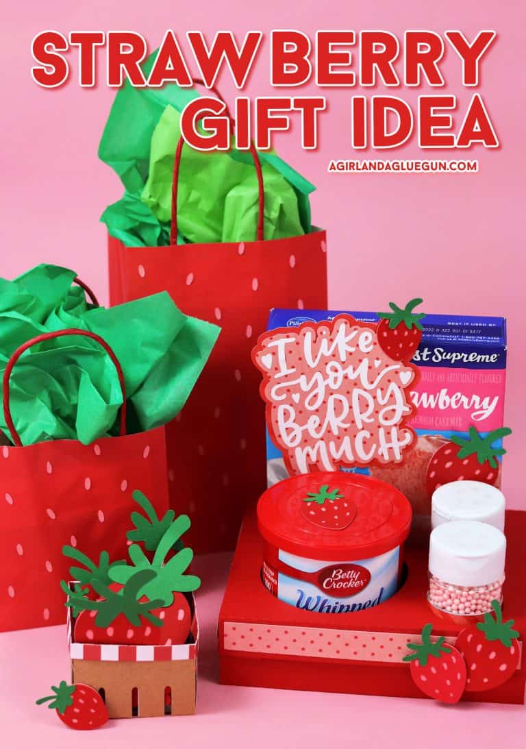 Strawberry Gift Idea - A girl and a glue gun