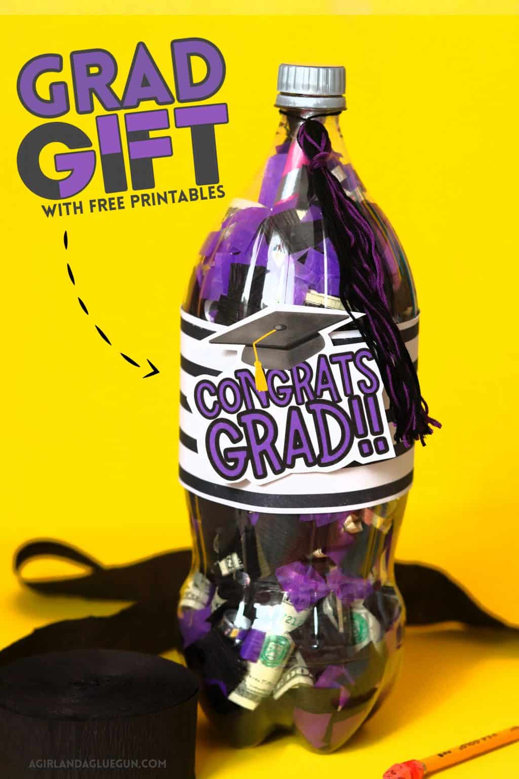 Graduation gift idea- free printable - A girl and a glue gun