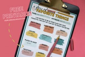 Back to school table settings with free printables - A girl and a glue gun