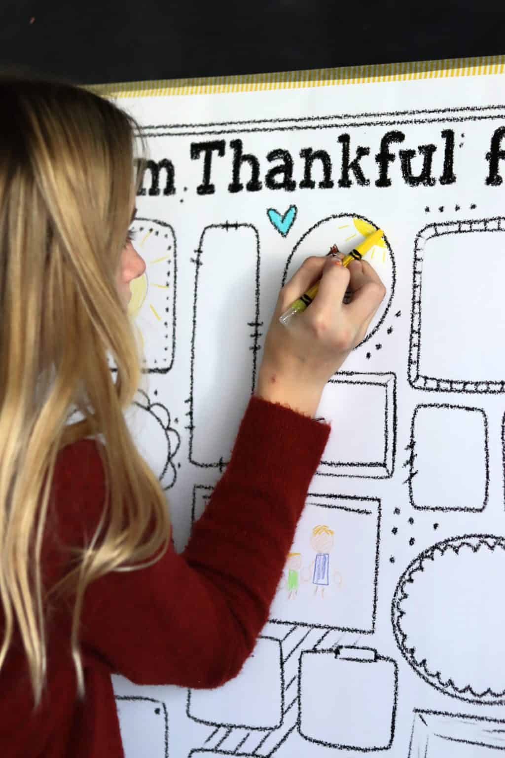 Free Thanksgiving Printables: I am thankful - A girl and a glue gun