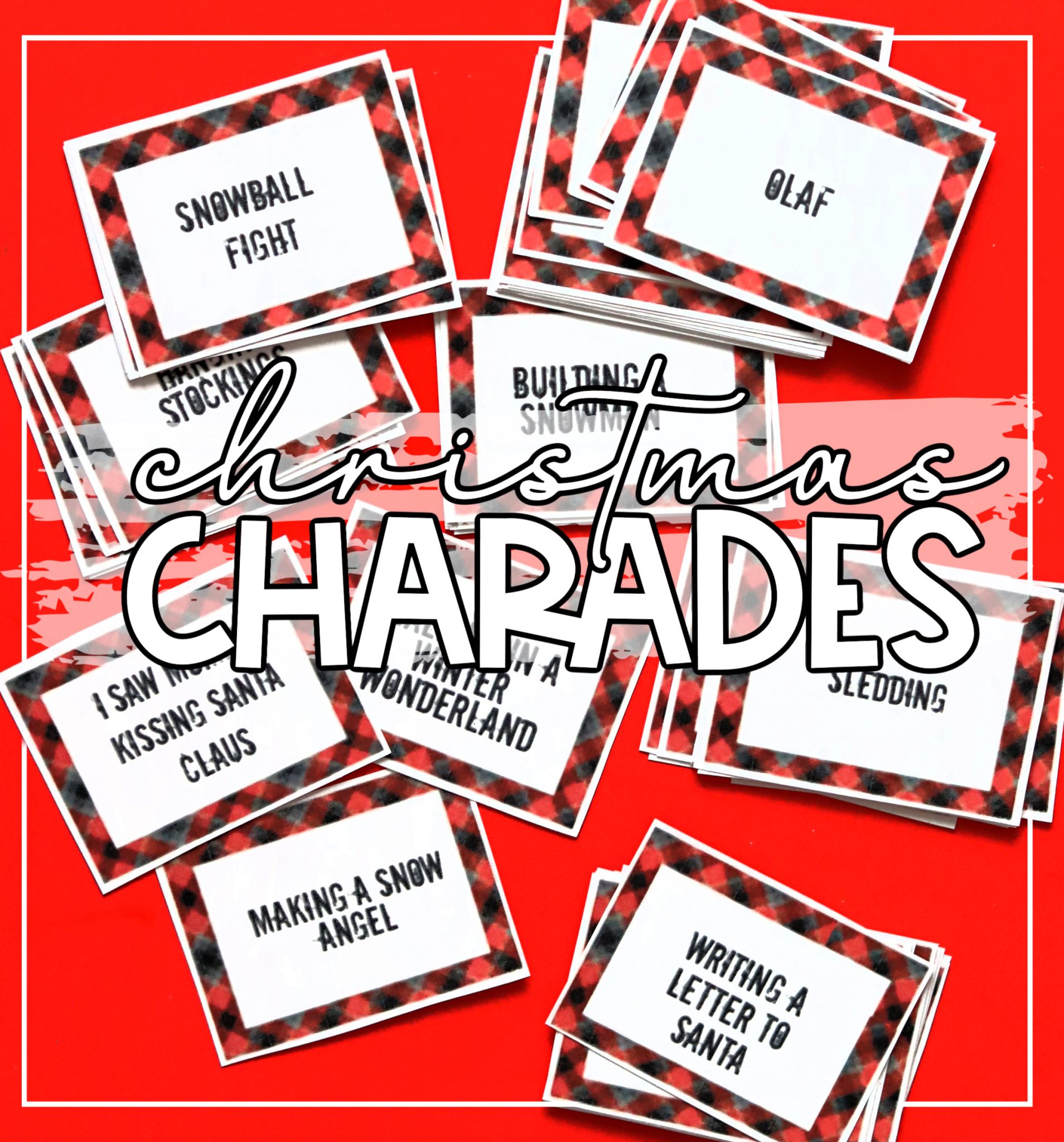 Free Christmas game printables roundup - A girl and a glue gun