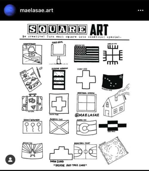 geometric art printable...let your kids imaginations run wild! - A girl ...