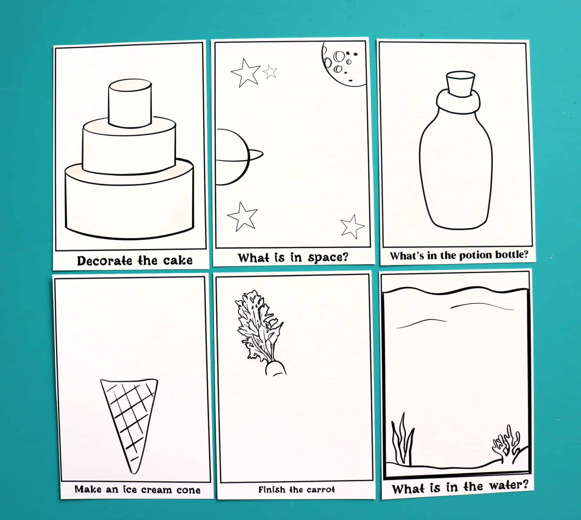 Play Dough Activity Mats - A girl and a glue gun