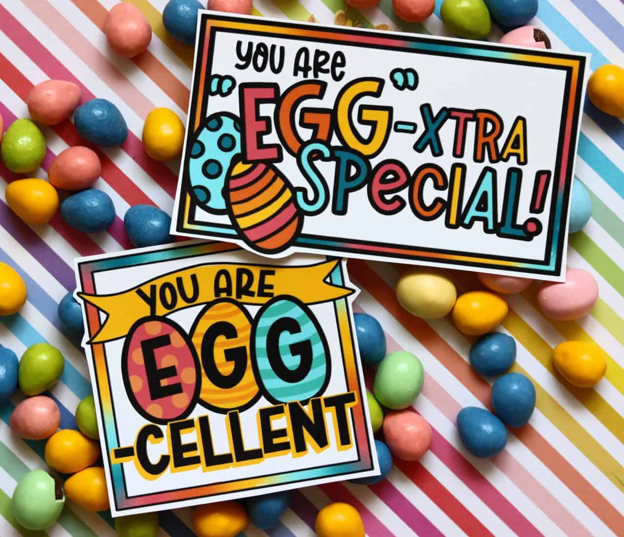 Easter gift tags: Free printables - A girl and a glue gun
