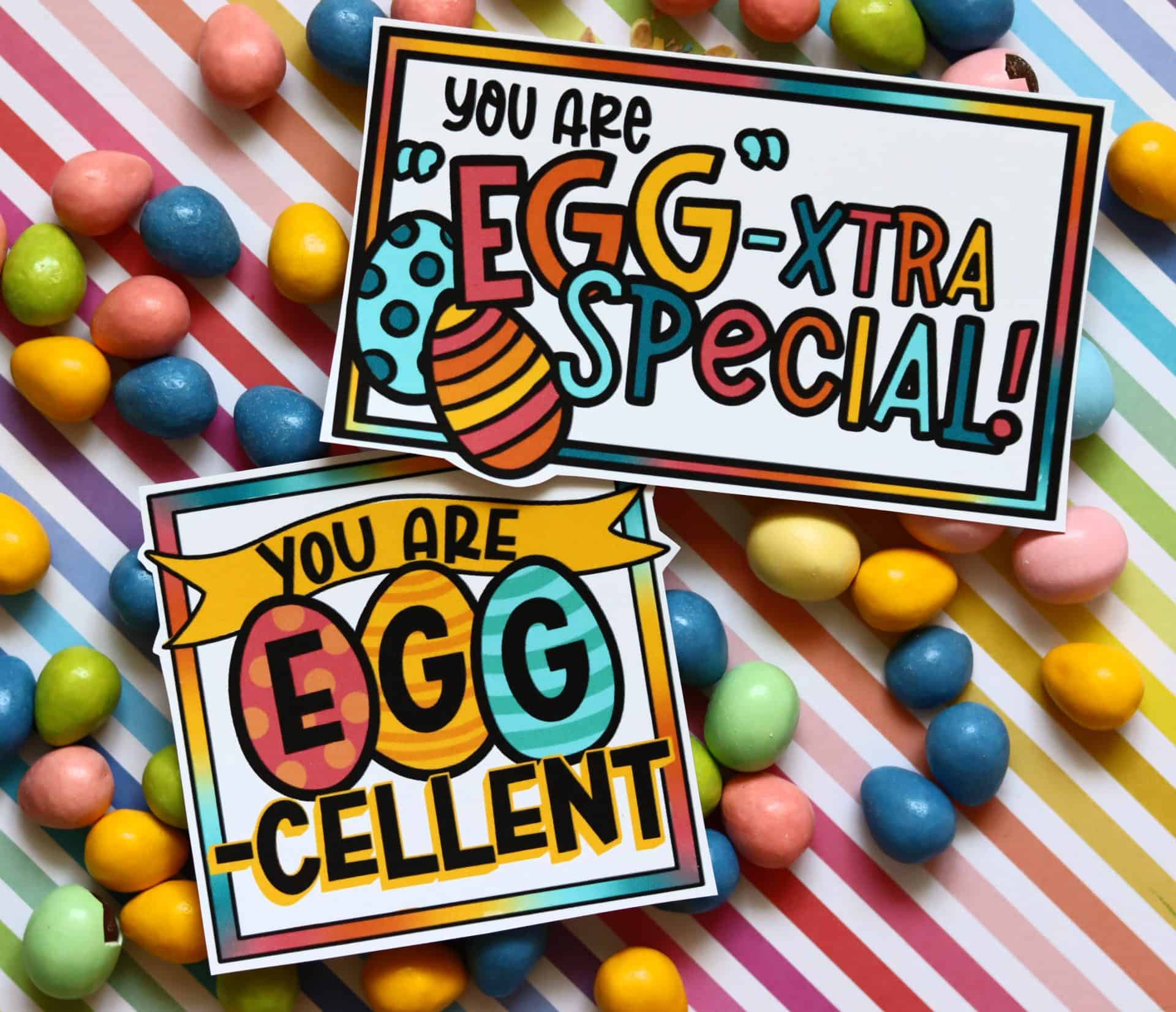 Easter gift tags: Free printables - A girl and a glue gun