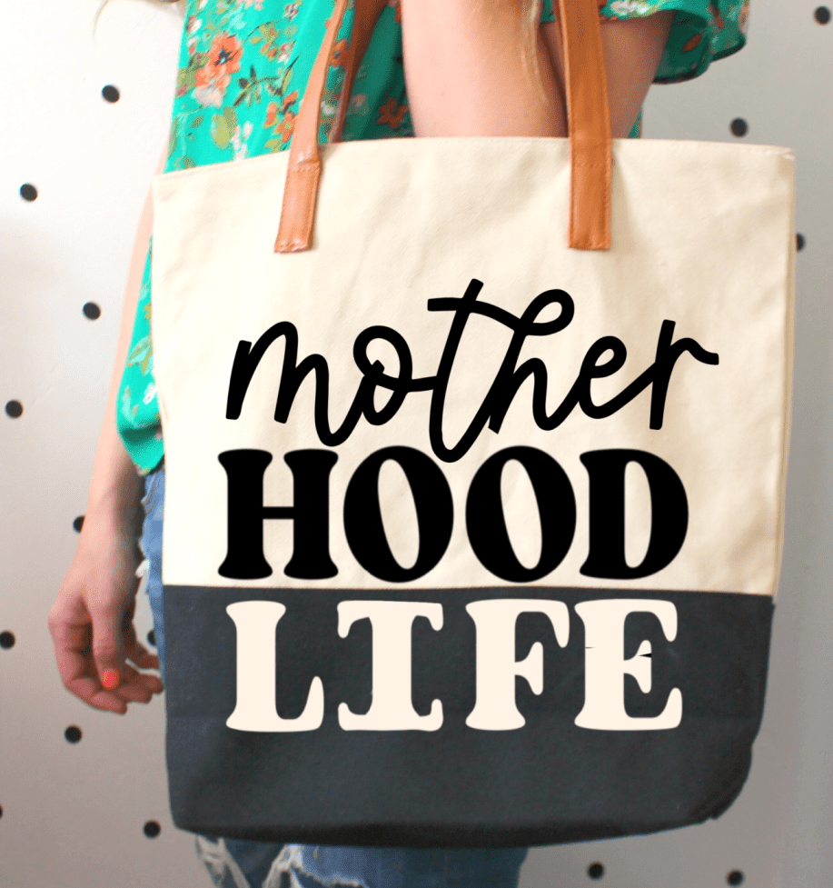 Mother HOOD LIFE cut file - A girl and a glue gun