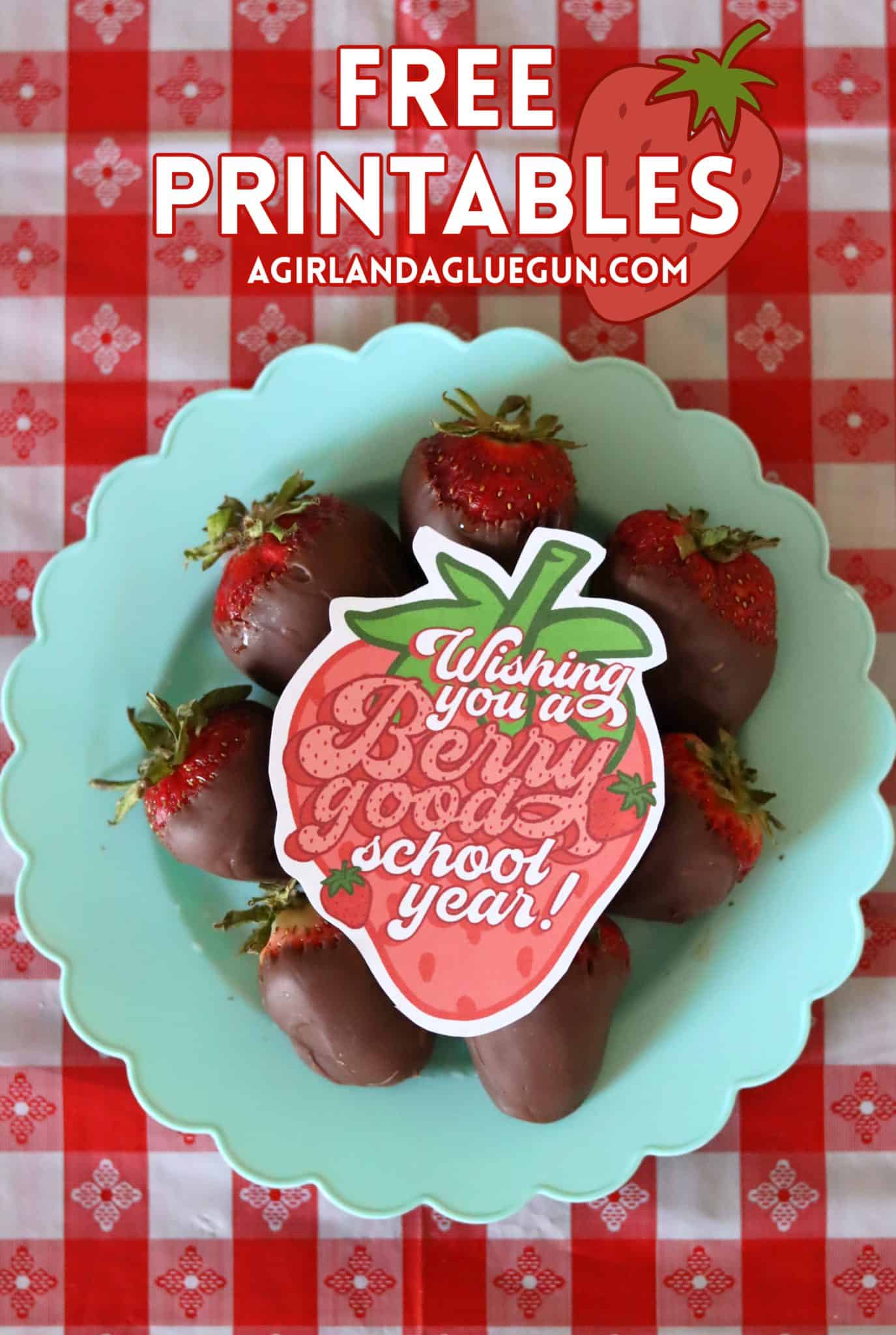 Berry good year Printable - A girl and a glue gun