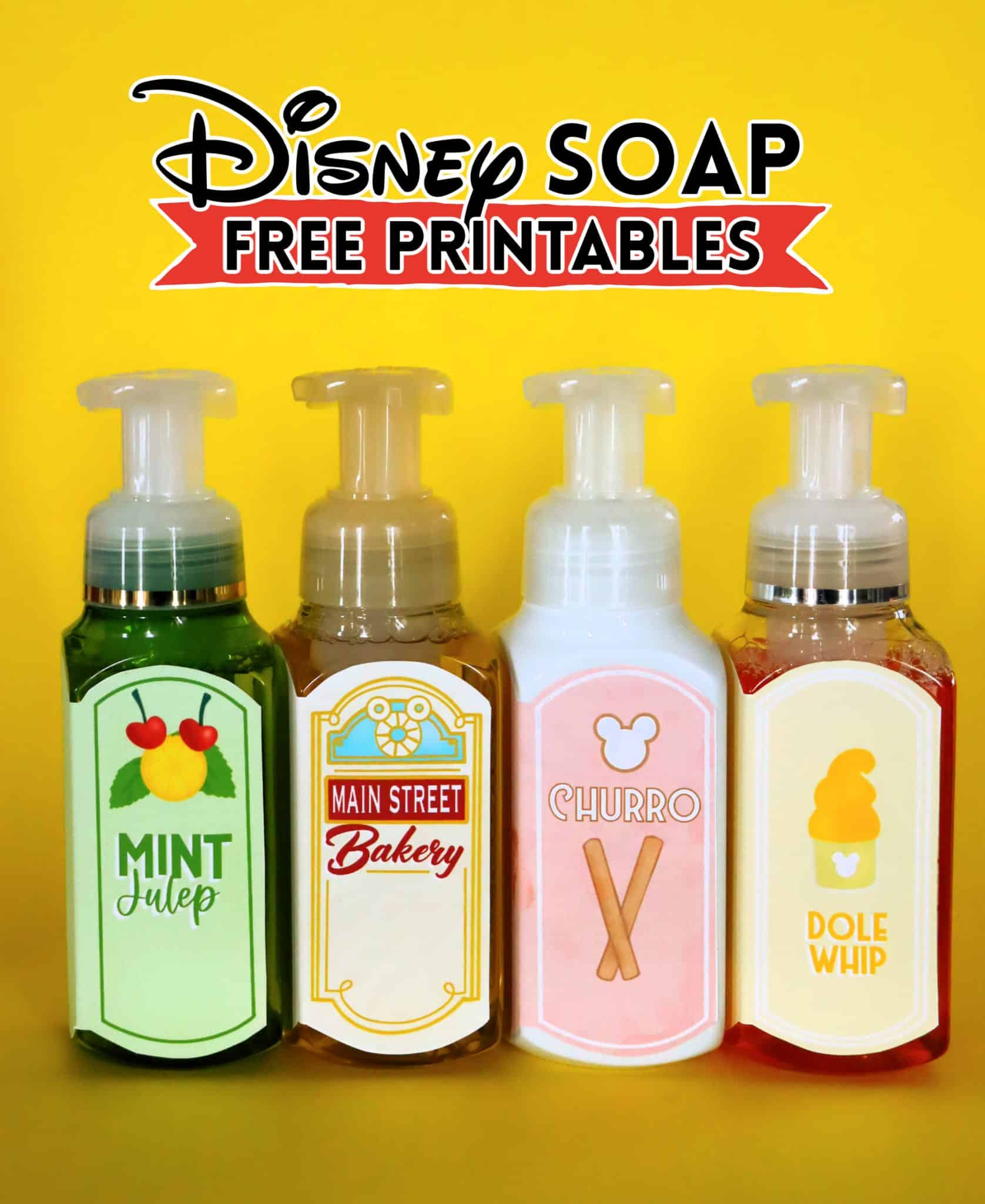 Disney Soap Dispenser - A girl and a glue gun