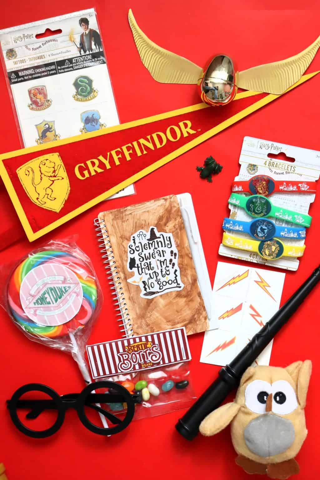Harry Potter Themed Easter Basket - A girl and a glue gun