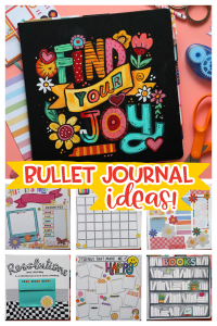 Bullet Journal ideas - A girl and a glue gun