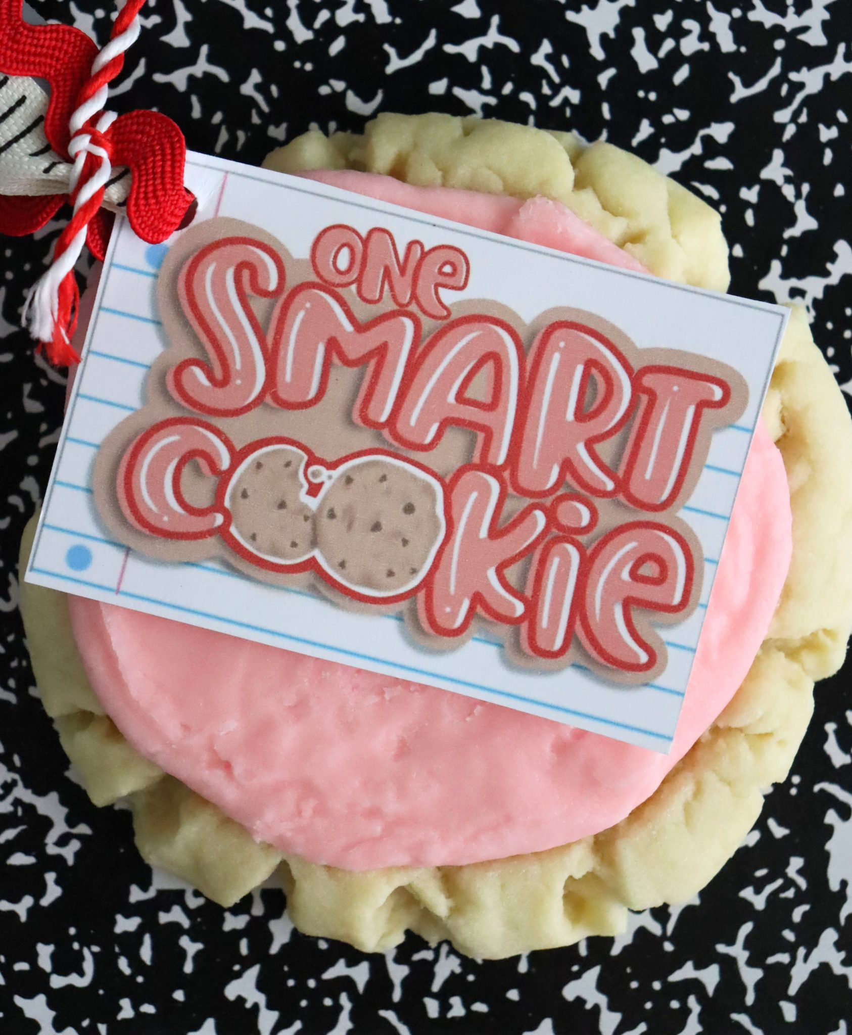 One Smart Cookie Tag Printable - A girl and a glue gun